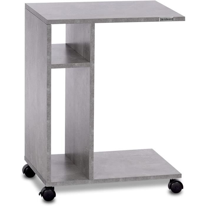 Table roulante Chariot Table Basse sur roulettes Roues conteneur ...