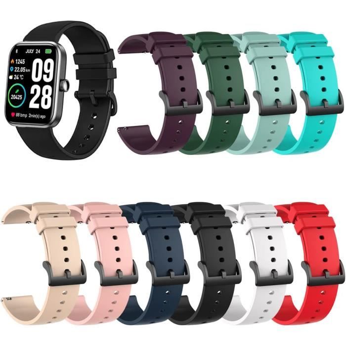 Bracelet De Rechange Compatible Avec Montre Connectée Togala P32D 1,69 ...