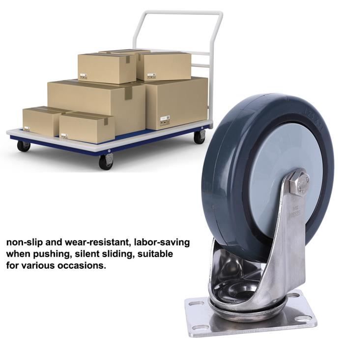 ETO- Roues Roue pivotante universelle de 2,5 pouces avec roulement de ...