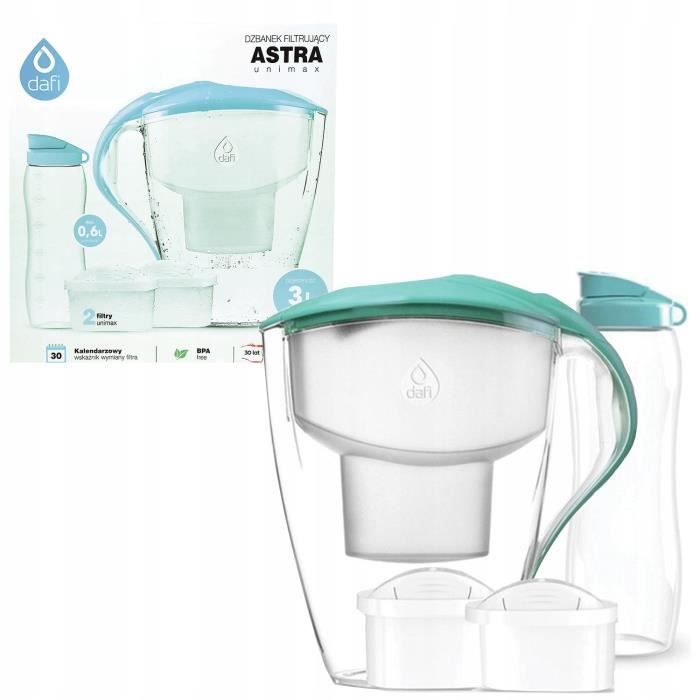 Carafe filtrante verte Dafi Astra 3 l - Cdiscount Electroménager