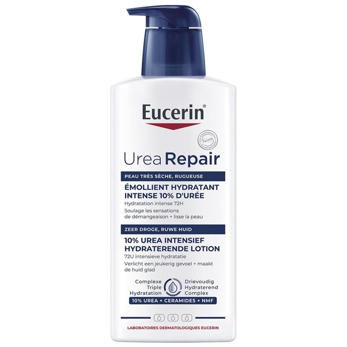 Émollient - Eucerin - UreaRepair Plus - 10% Urée - 400ml - Peaux Sèches ...