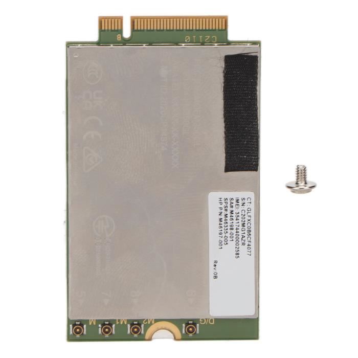 Carte réseau 5G LTE - HURRISE - FM350 GL - 4,67 Gbps descendant - Plug ...