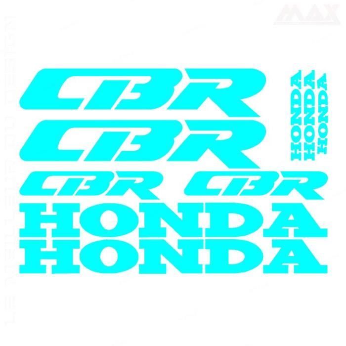 9 stickers CBR 900 – BLEU CIEL – sticker HONDA CBR 900 RR Fireblade ...