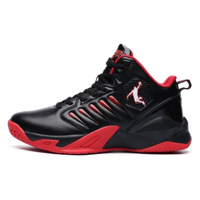 Chaussures de basket-ball pour hommes à lacets baskets montantes hommes ...