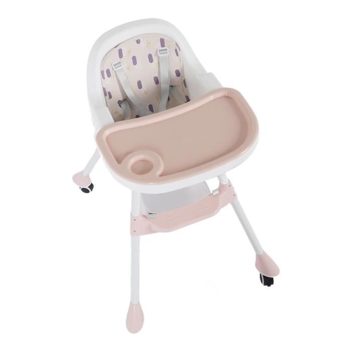 Qqmora Chaise haute pour bébé Chaise haute pliante pour bébé, avec ...