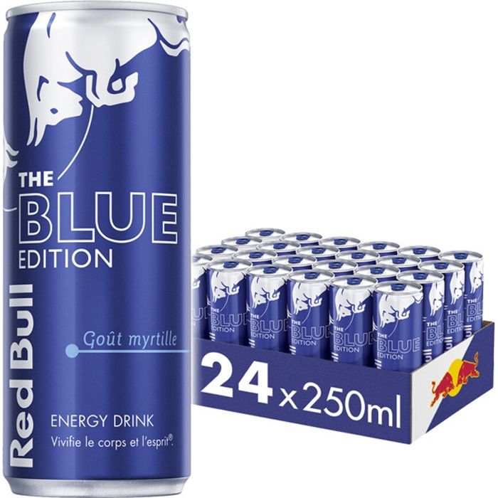 Boisson énergisante Red Bull - Red Bull The Blue Edition - Myrtille ...