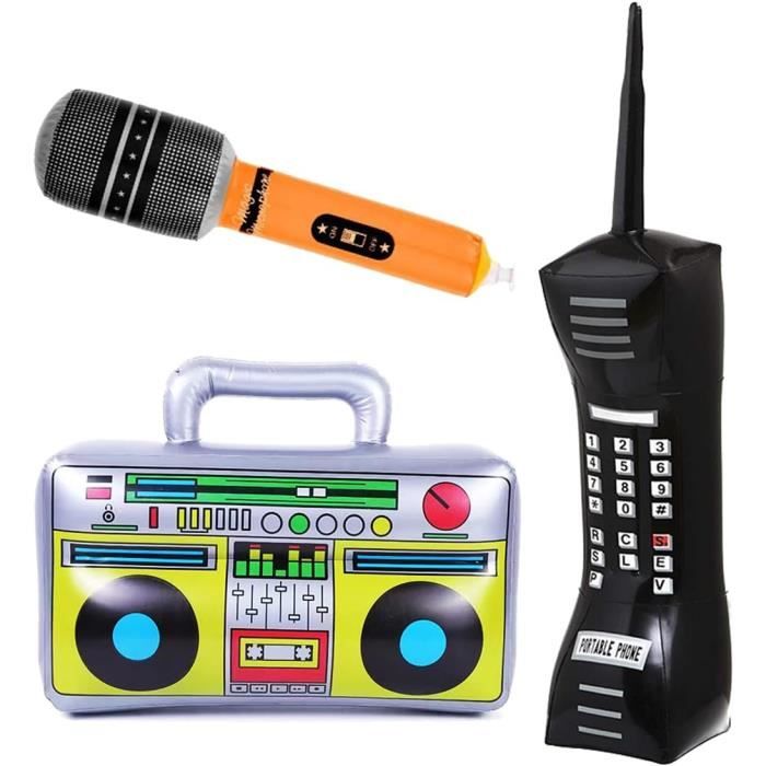 Instruments Gonflable, Boombox Gonflable Téléphone Portable Microphone ...