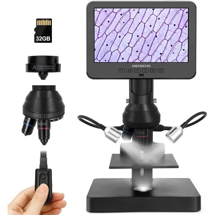 Ad246-P Microscope Numérique Hdmi Avec Écran De 7", Microscope ...