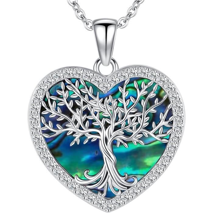 Collier Arbre De Vie Argent Sterling 925 Boucle D'Oreille Arbre De Vie ...