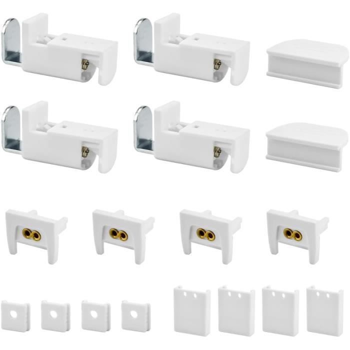 4 Pcs Support De Serrage Pour Store Enrouleur Support De Fixation Sans ...