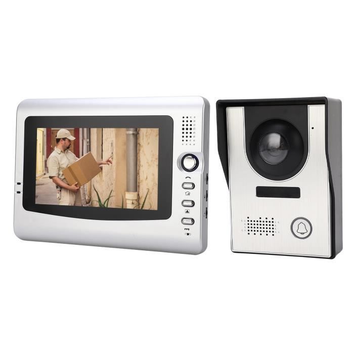 Sonew Sonnette De Porte Dinterphone Vidéo Filaire Interphone Vidéo