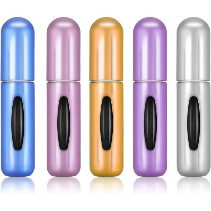 5 pcs vaporisateur de parfum, 5ml flacon de parfum rechargeable mini ...