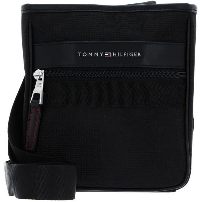 TOMMY HILFIGER Elevated Nylon Mini Reporter Black [118756] Noir ...