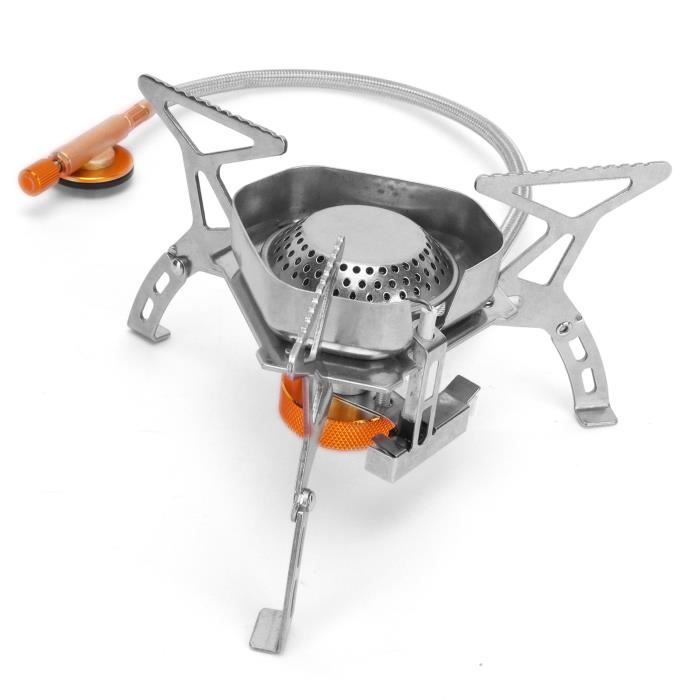 Réchaud Gaz Portable Pliable - VINGVO - Cuisine Extérieure Camping ...