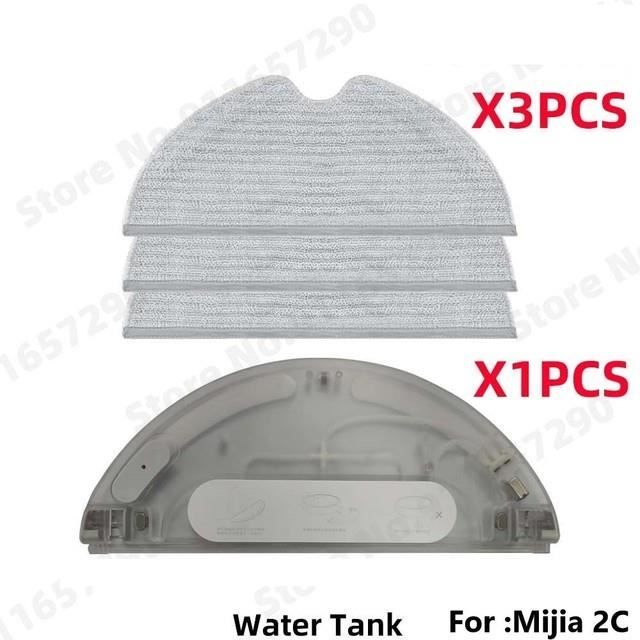 ACCESSOIRES DE ROBOT,Water Tank X1 MOP X3--Pièces de réservoir'eau pour ...