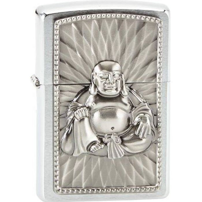 Zippo briquet, Buddha, 3-D Emblème, Chromé - Cdiscount Au quotidien