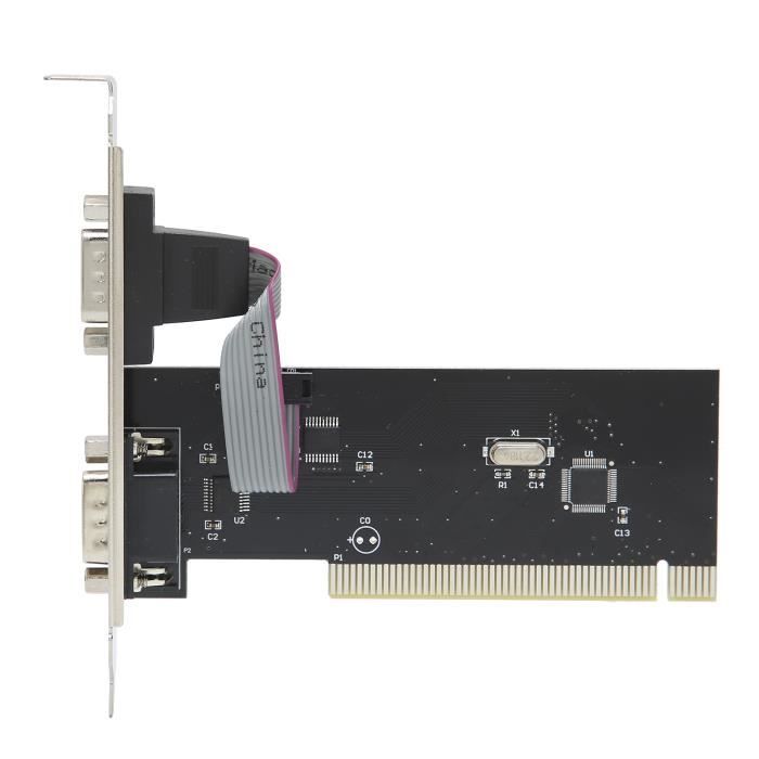 RIN-carte d'extension PCI vers COM Carte d'extension de port série ...