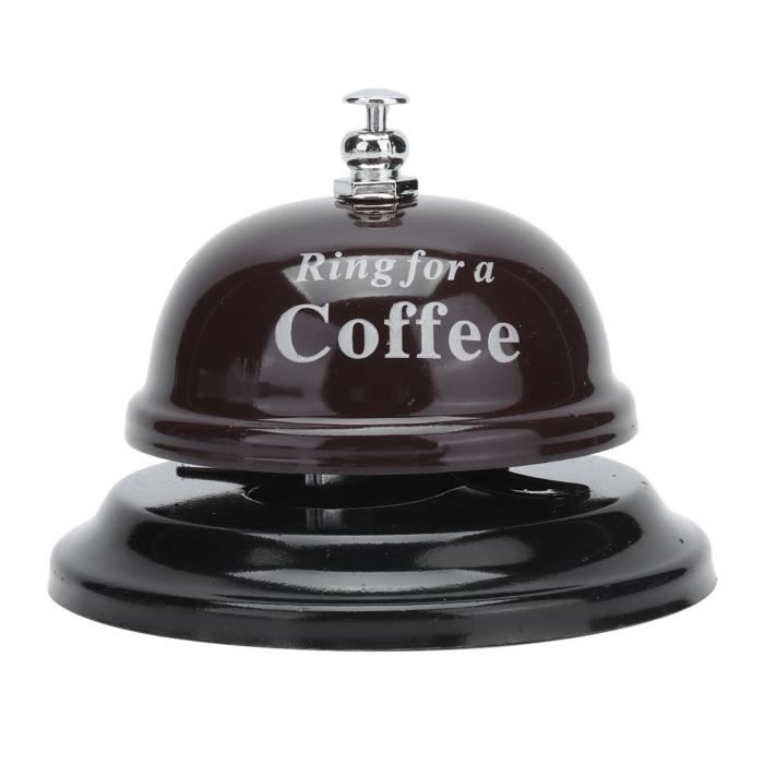 Tbest Cloche de service 2 pièces Service Bell Exquis Clear Sound Forme ...
