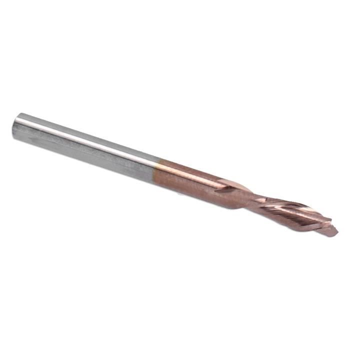 Fraise CNC - HURRISE - Acier au Tungstène - Double Tranchant - 3.175x3 ...