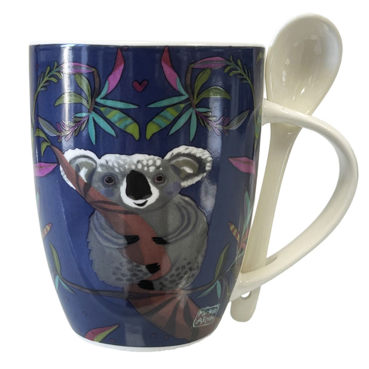 Mug avec cuillère koala par michelle allen - Cdiscount Maison