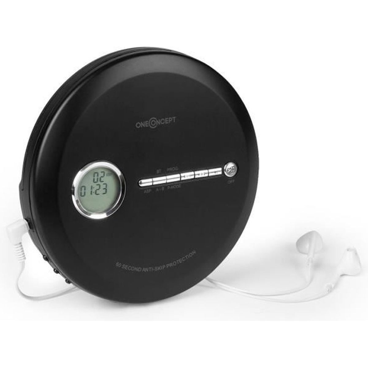 Lecteur Cd Portable Basetech Mpcd122c Noir Conradfr