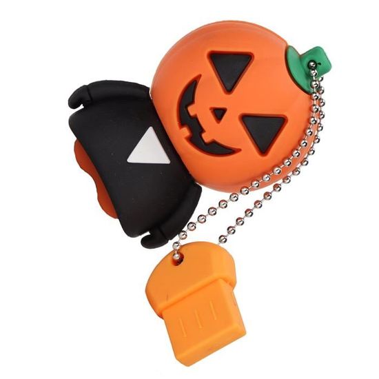 Qiilu clé USB U Disk Mignon Dessin Animé Citrouille Monstre USB2.0 ...