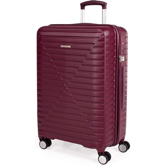 Valise Rigide En Abs Bagage De Voyage Avec 8 Roulettes Pivotantes ...