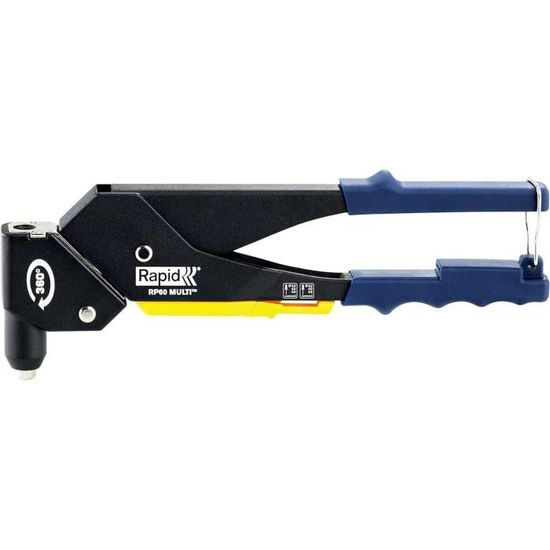 Pince À Riveter Rp60 Multi Avec Tête Pivotante À 360°, Buse Universelle ...