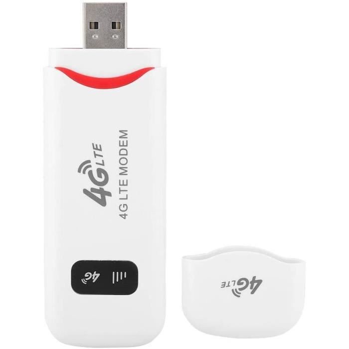 Modem WiFi USBRouteur WiFi Mobile 4G LTE 100 Mbps Hotspot Réseau Routeur Modem WiFi USB sans ...
