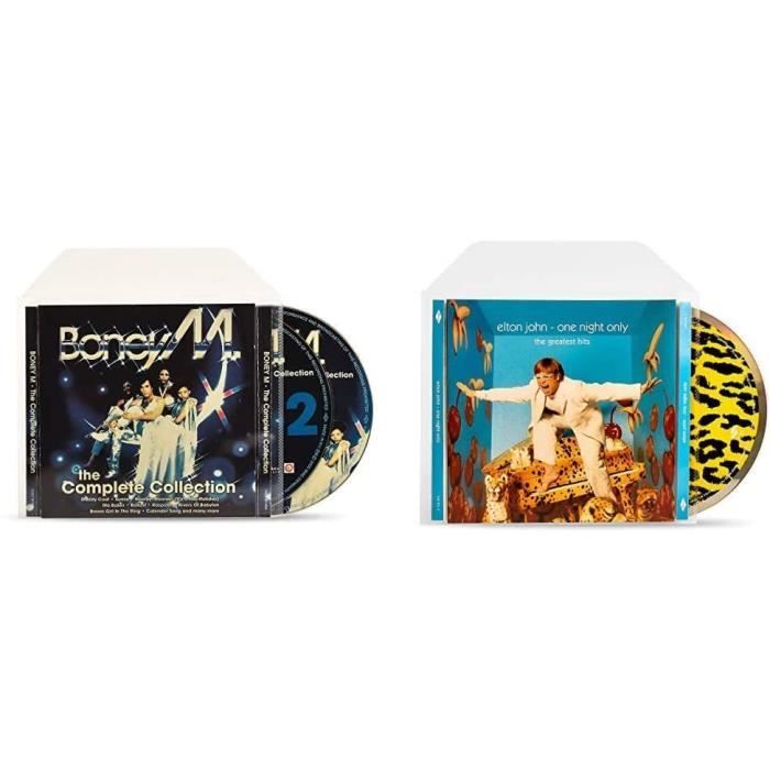 3L FR 10298 - Double Pochettes CD à Compartiments Séparés et Rabat ...