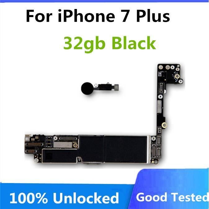 32 Go Noir-Carte mère débloquée pour iPhone 7 Plus, circuit imprimé ...