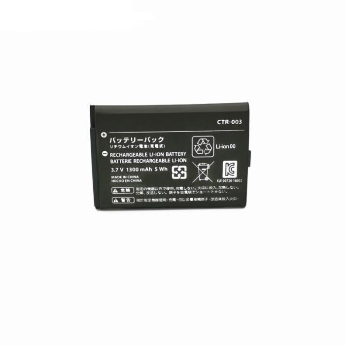 CTR-003 CTR 003 3.7V 1300mAh batterie aste haute capacité pour Nintendo ...