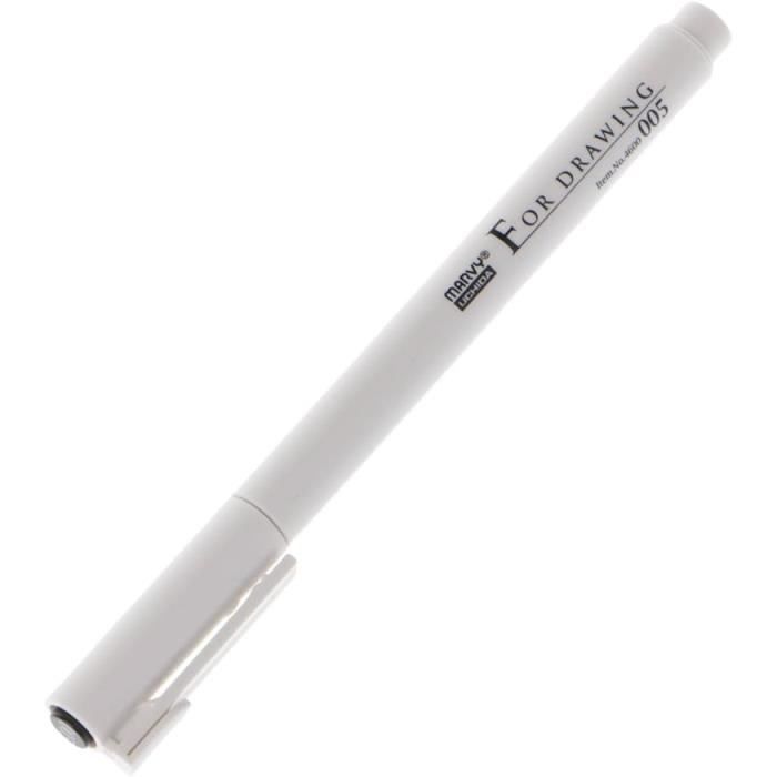Stylo À Dessin Fine Liner Pin Line Tubulaire Aiguille Point Encre Noire ...
