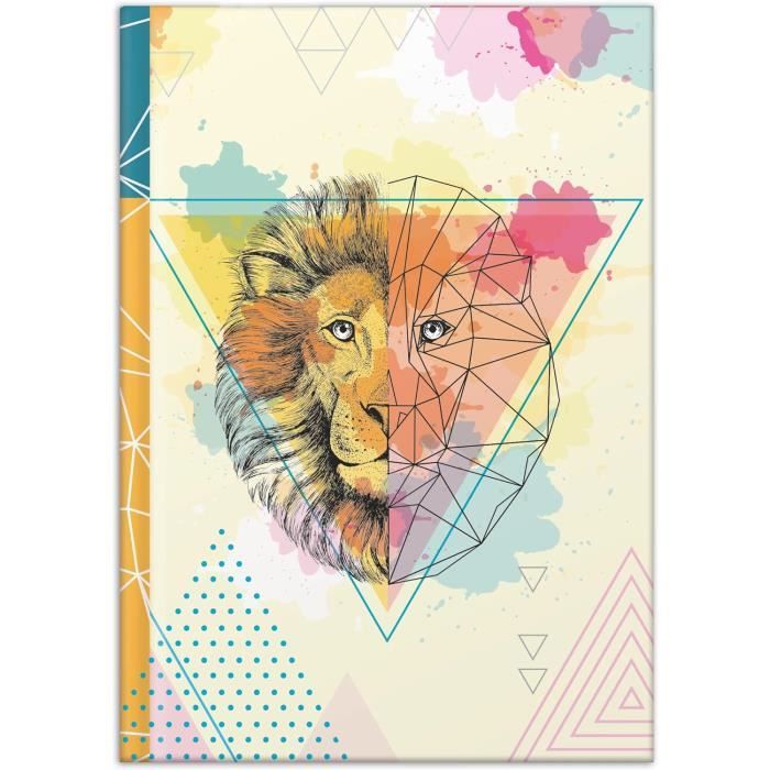 Rnk 46809 Carnet De Notes Lion Din A4, Vierge, Avec 96 Feuilles 70 G-M² ...