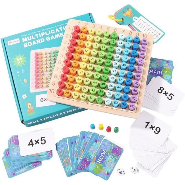 Tables de Multiplication,Table Multiplication Montessori,Jeux de ...
