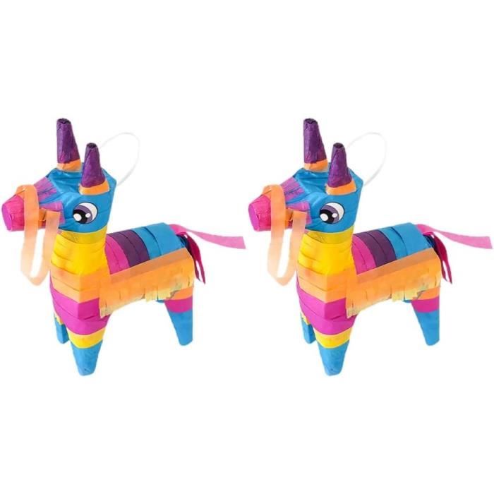 2Pcs Mini Donkey Pinatas Toys Cinco de Mayo Donkey Pinata Carnivals ...