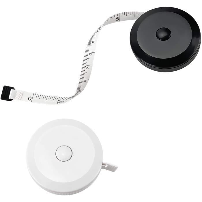 Ruban à mesurer rond tout mini ruban télescopique noir 150 cm G636 ...
