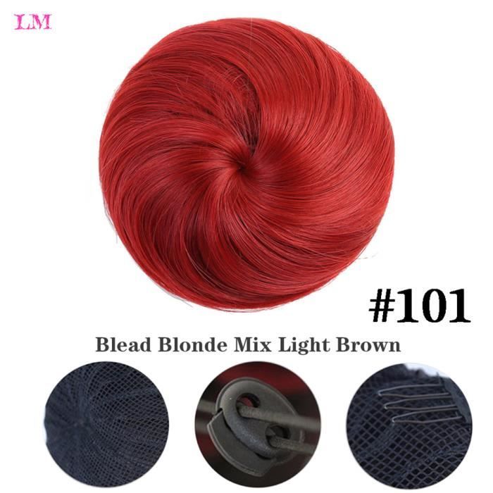 N°60--FORLISEE Postiche chignon synthétique pour femme, extension ...