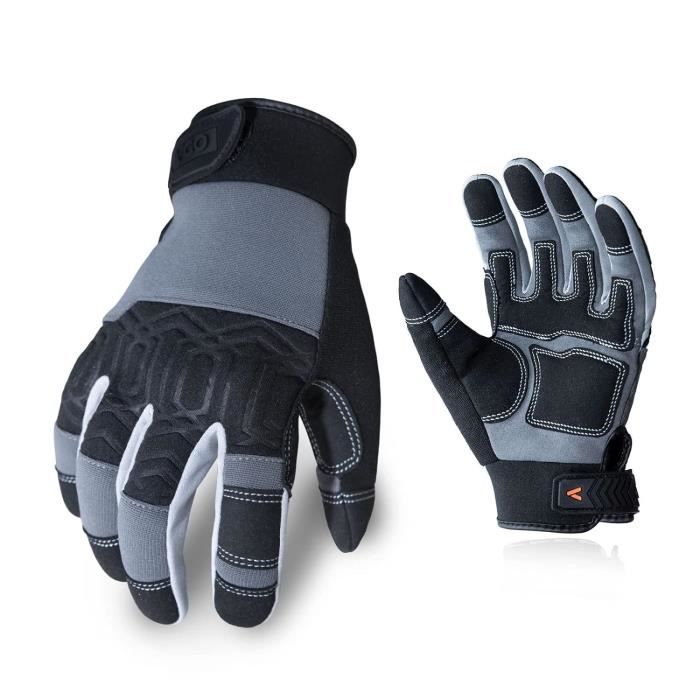 Vgo \U2013 Paire De Gants De Travail De Sécurité, Gants De Construction ...