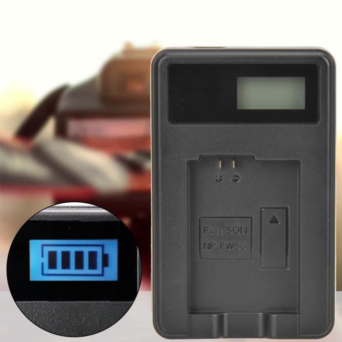 Cikonielf Chargeur de batterie à fente unique Chargeur de Batterie pour Appareil Photo, SEIVI NP ...