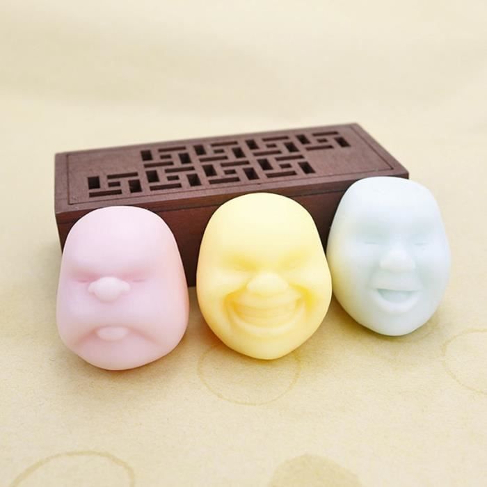 CRAZE Squishy Face Human Funny Ball Pressure Wreak Reduce Anti-Stress ...