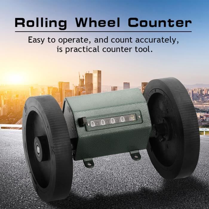 DEX Compteur 5 Digits Meter Rolling Mechanical Counter 0-9999.9m Length ...