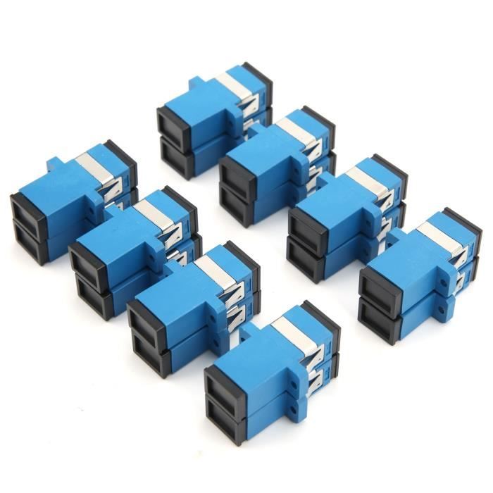 Coupleur de fibre optique SC-SC DIOCHE - 50 pièces - Faible perte d ...