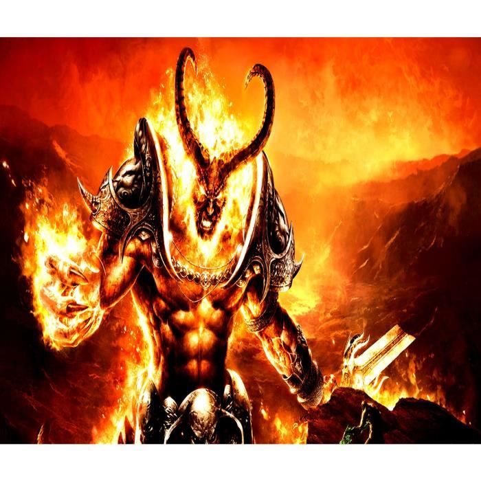 Poster Affiche Demon Jeux Video Rpg(50x59cmB) - Cdiscount Maison