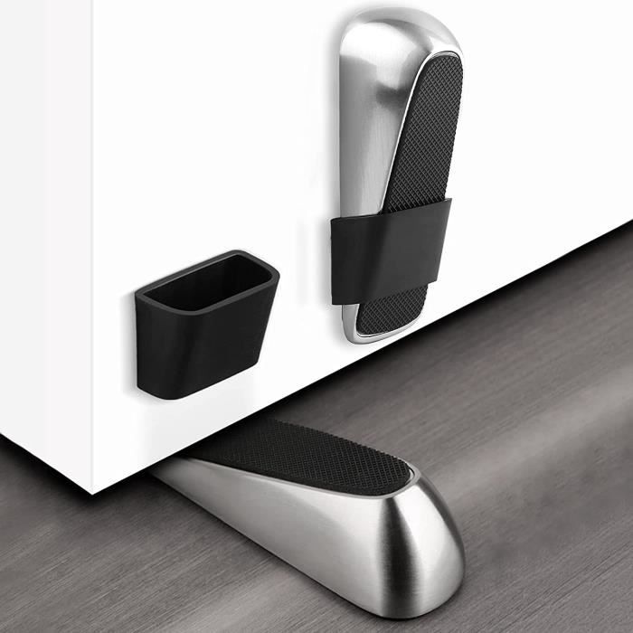 2Pcs Cale Porte Sol, Arrêts de Portes Antidérapante, Bloque de Sol avec ...