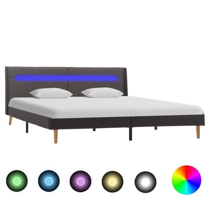 5978[LIFE]180x200 cm•Modern Design:Lit Double|Cadre de lit CHIC Lit ...