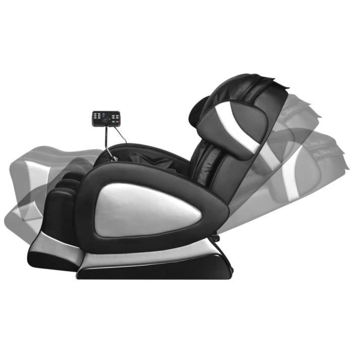 ABB Fauteuil de massage avec écran Noir Similicuir - Qqmora - AIR75262 ...