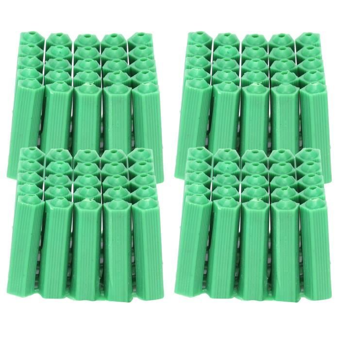 Sonew Tube à vis murale 100Pcs M6 Tuyau D'expansion En Plastique Prise ...