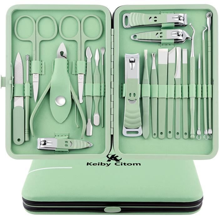 Kit Manucre Pedicure Coupe Ongle Professionnel Coupe Cuticule Homme ...