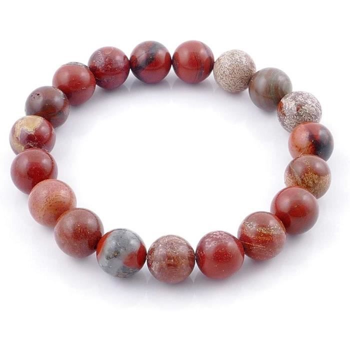 Bracelet Élastique Avec Boules De Pierres Naturelles En Différentes ...